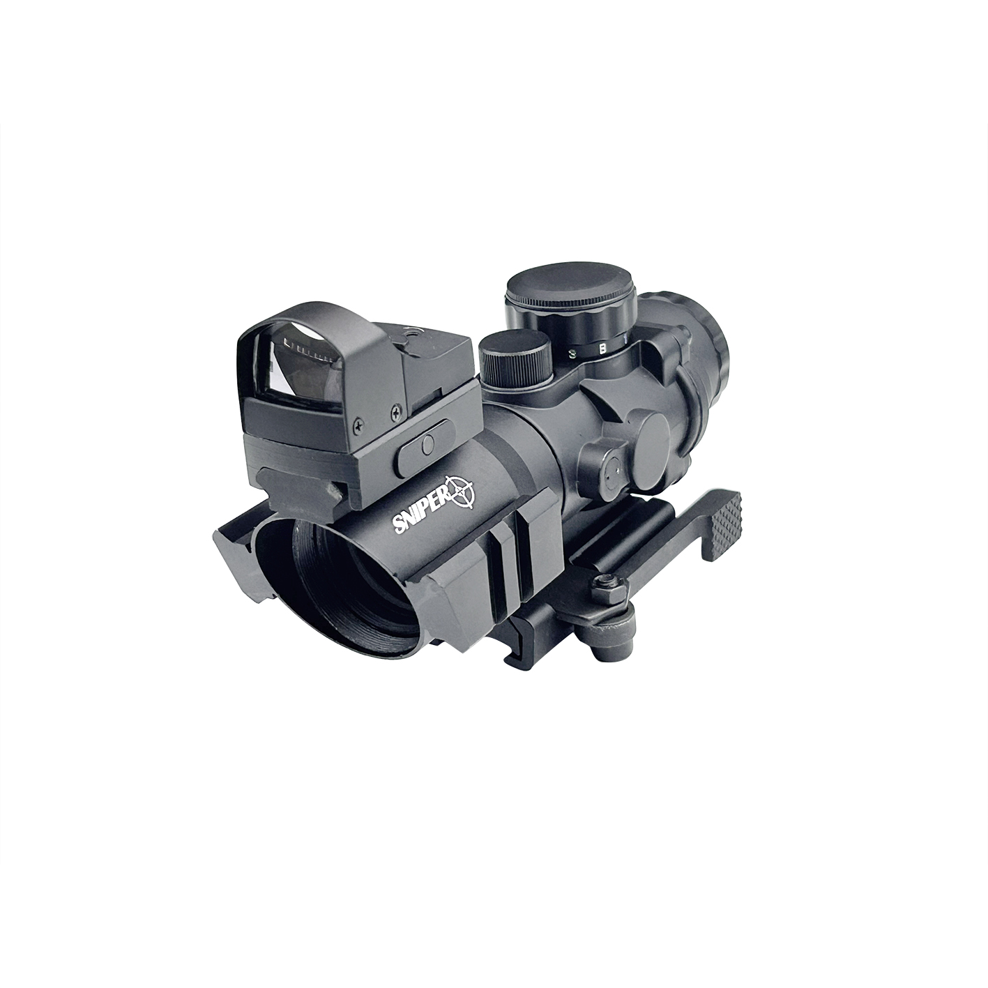 SNIPER Tactical 4X32 Prism Scope, Tri-rail and QR , PM4X32TH – XPERTGEAR