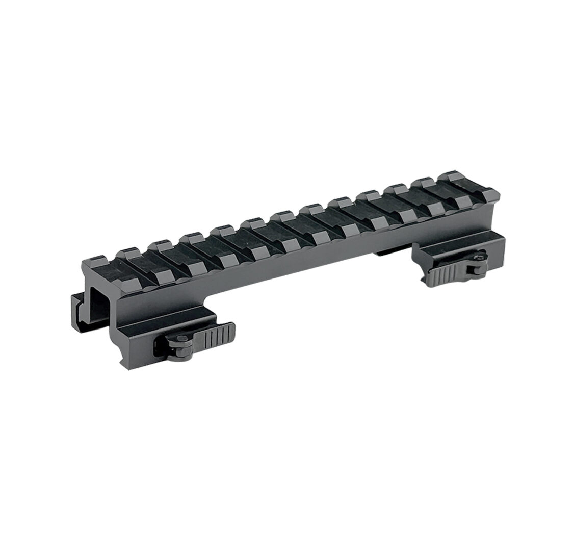 Tactical Low Profile Picatinny .75 ” Quick Release Riser 5 ” Long 12 ...